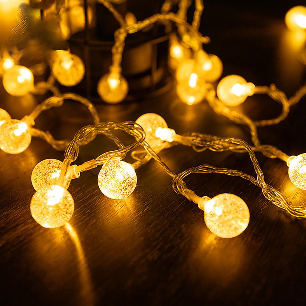 Buy 10m Camping LED Light String USB Hanging Decor Lights (Bubble Warm ...