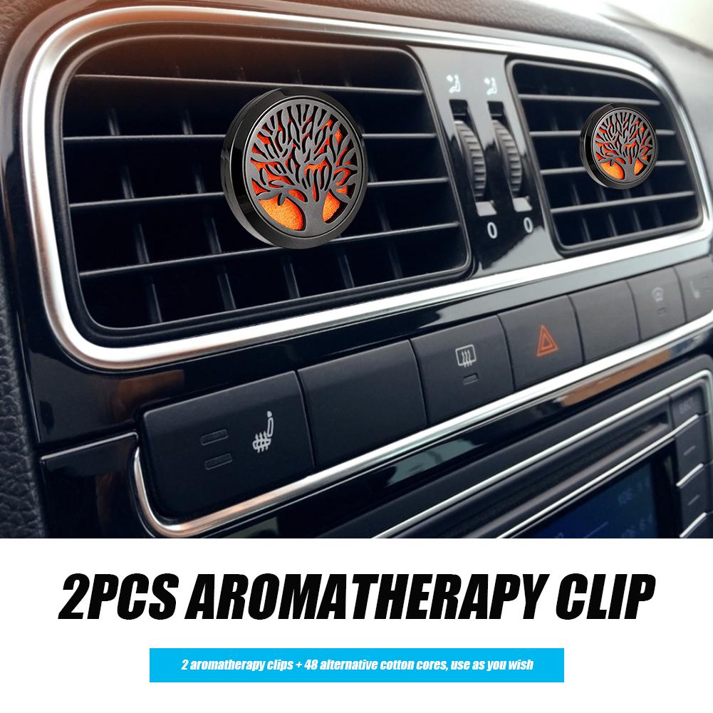Buy 2pcs Car Perfume Auto Air Vent Essential Oil Diffuser Clips at ...