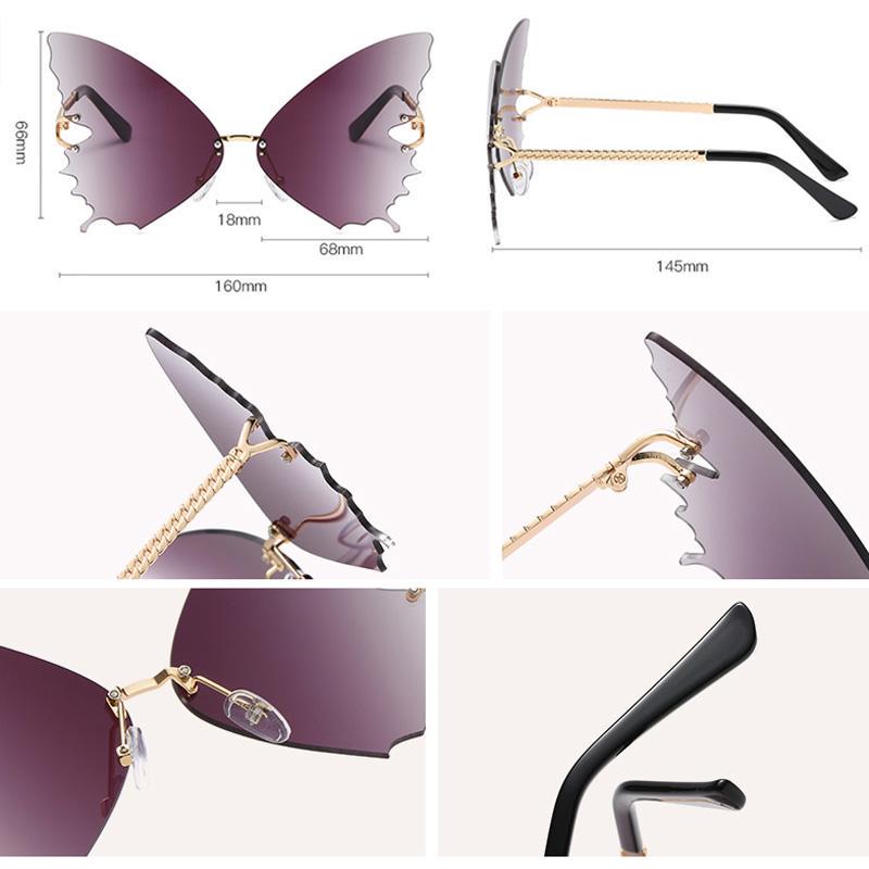 Купить SHAUNA винтажные уникальные солнцезащитные очки большого размера ...