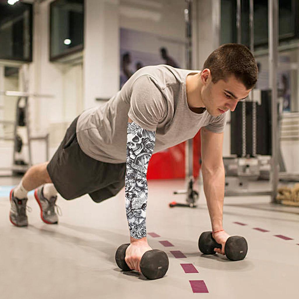 Buy 10Pcs Arm Decal Cosplay Cool Large Water Transfer Full Arm Decal ...