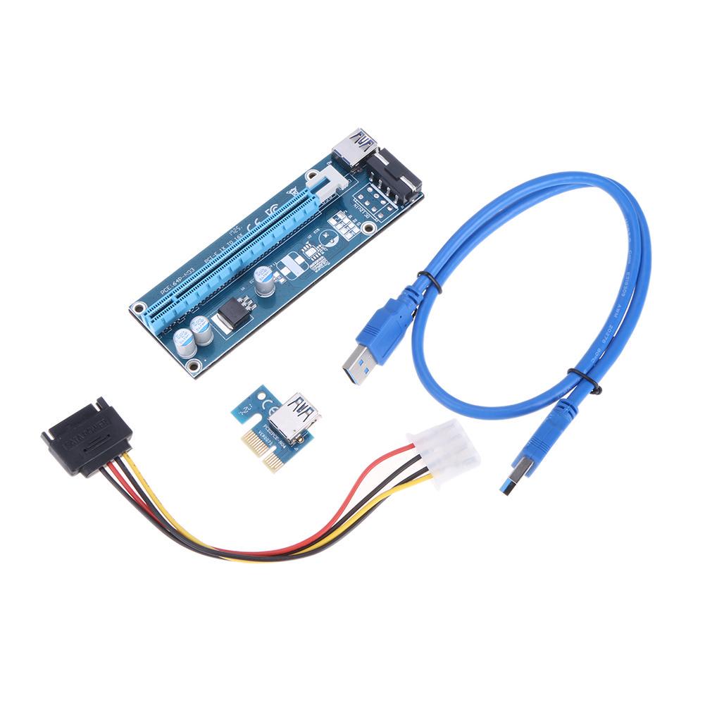 Buy USB 3.0 PCI-E Express 1x To16x Extender Riser Card Adapter SATA ...