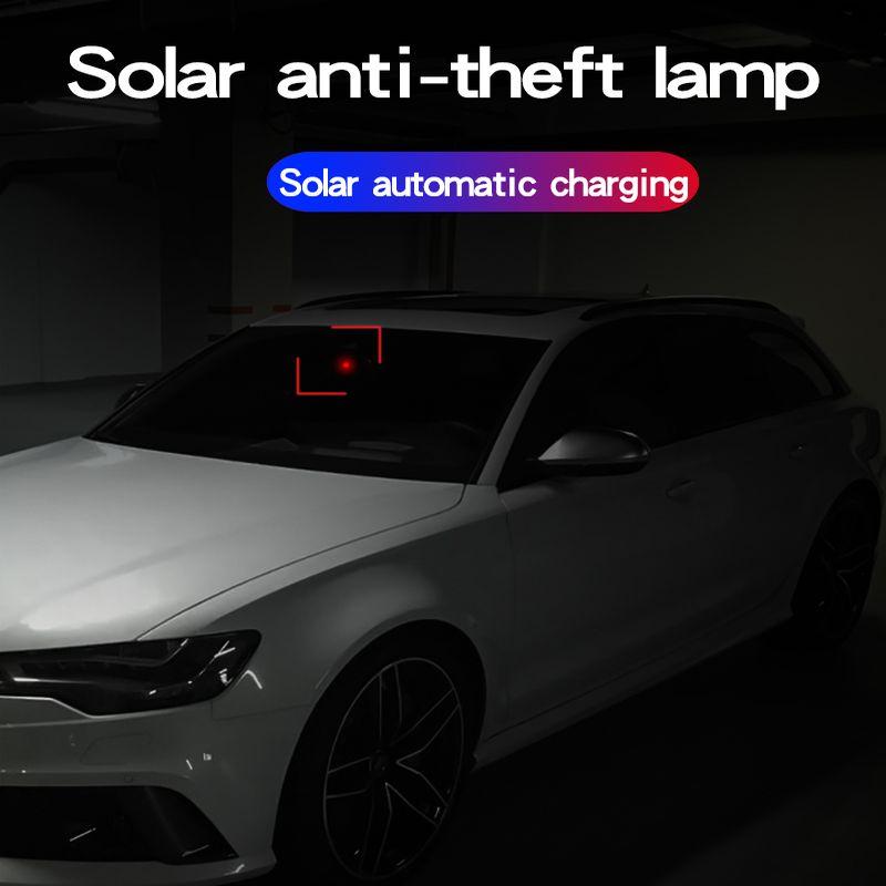 Cheap Car Security Light Solar Powered Alarm Wireless Warning Anti ...