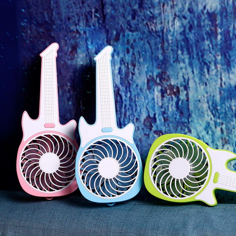 Buy USB Cool Guitar Fan Handheld Mini Rechargeable Fan at affordable ...