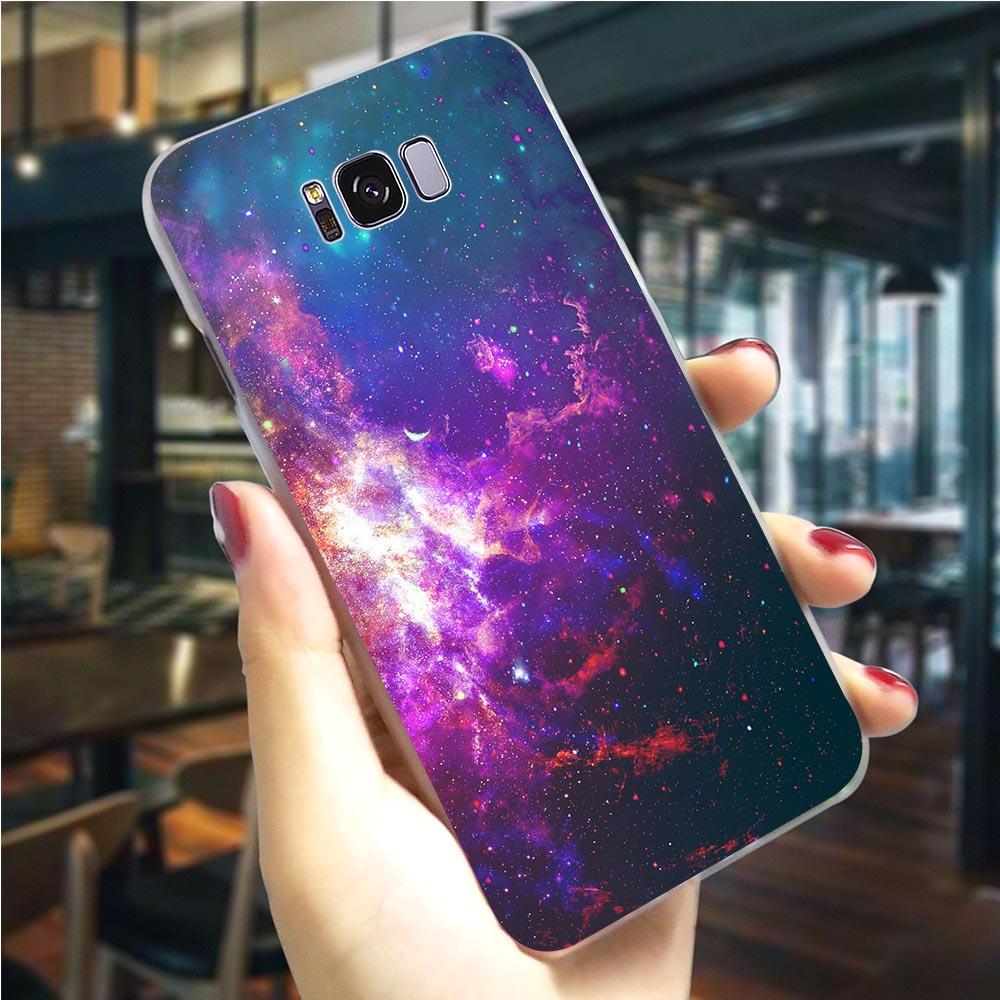 Buy Print Space Phone Case For Galaxy S8 Plus Note 9 M10/M20/M30 Hard ...