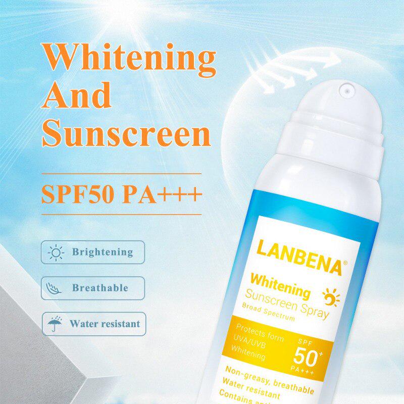 Buy SPF 50pa+++ Whitening Sunscreen Spray Anti-uv Oil-control Facial ...