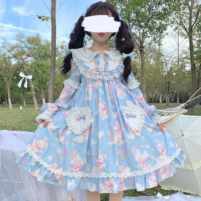 Satın alın Original Design Lolita Dress Sweet Cute Rabbit Dress Cute OP ...