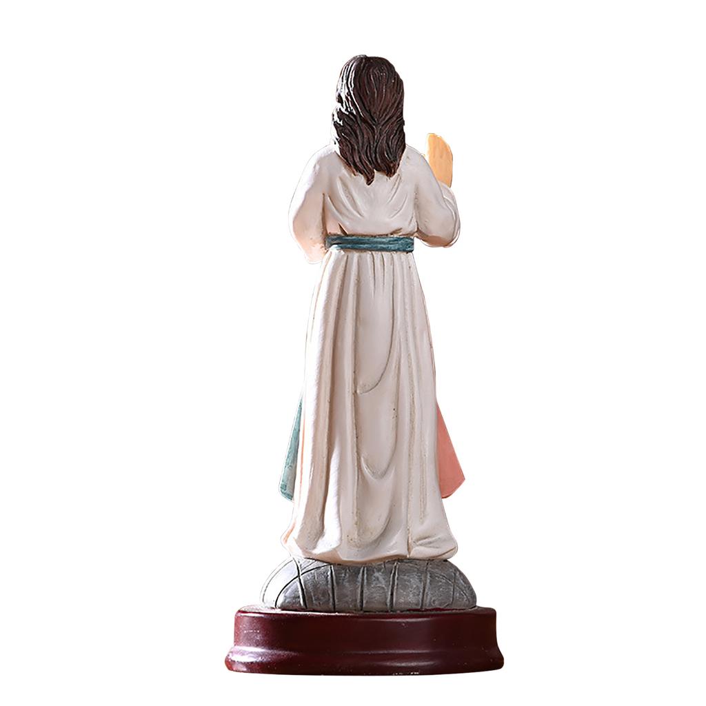 Buy Holy Jesus Resin Figurine Collectible Statue Tabletop Ornament at ...