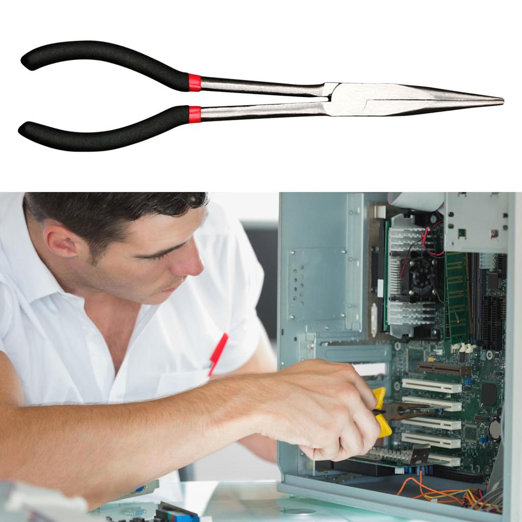 Buy Long Reach Pliers-Carbon Steel Pointed Nose Pliers with Multi-joint ...