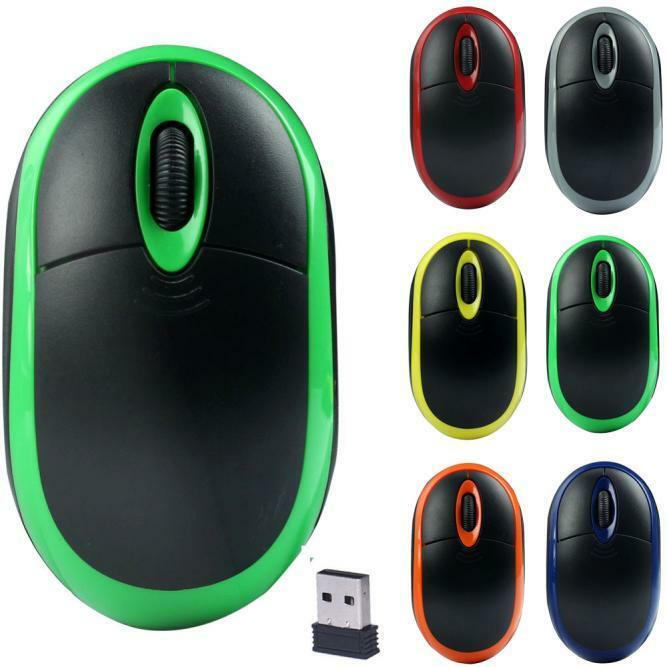 Buy 2.4GHz Wireless Mouse Portable Small Optical Mice USB Receiver Mini ...