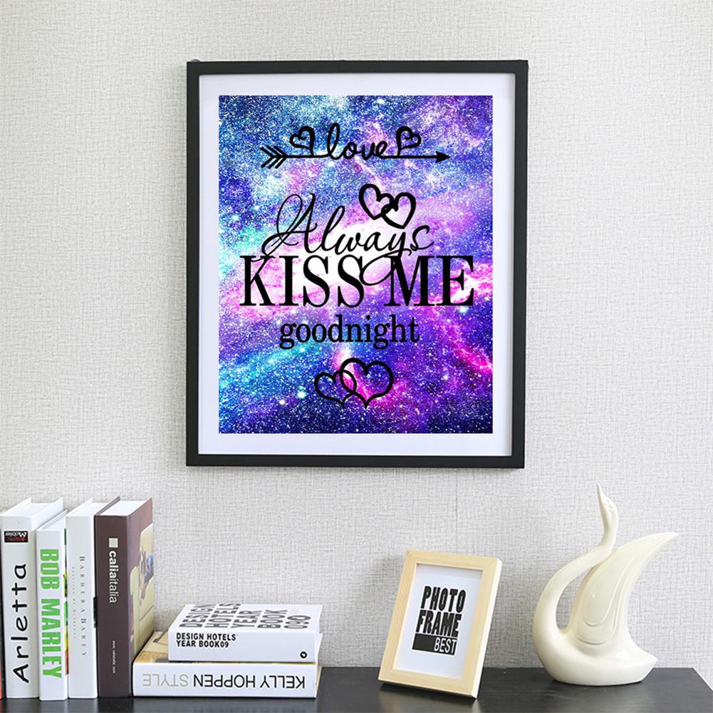 Satın alın 5D DIY Diamond Painting Letters Full Round Drill Embroidery ...