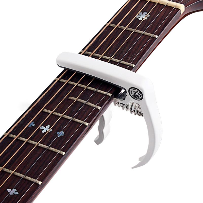 Buy Capo Guitar Replacement Part Accessories White Yellow Plastic for 4 ...