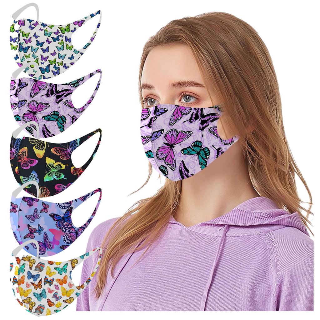 Buy [777] 1pc Adult Washable Reusable Butterfly Anti-dust Outdoor Face ...
