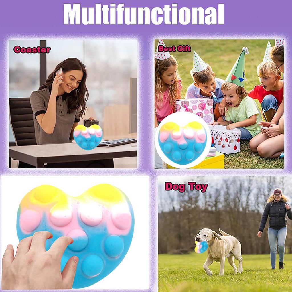 Buy Fidget Toy Ball Stress Relief Fidget Ball Push Bubble Sensory Ball ...