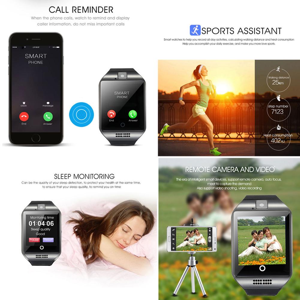 Buy Smartwatch Q18 with Touch Screen Camera TF Card Bluetooth at ...