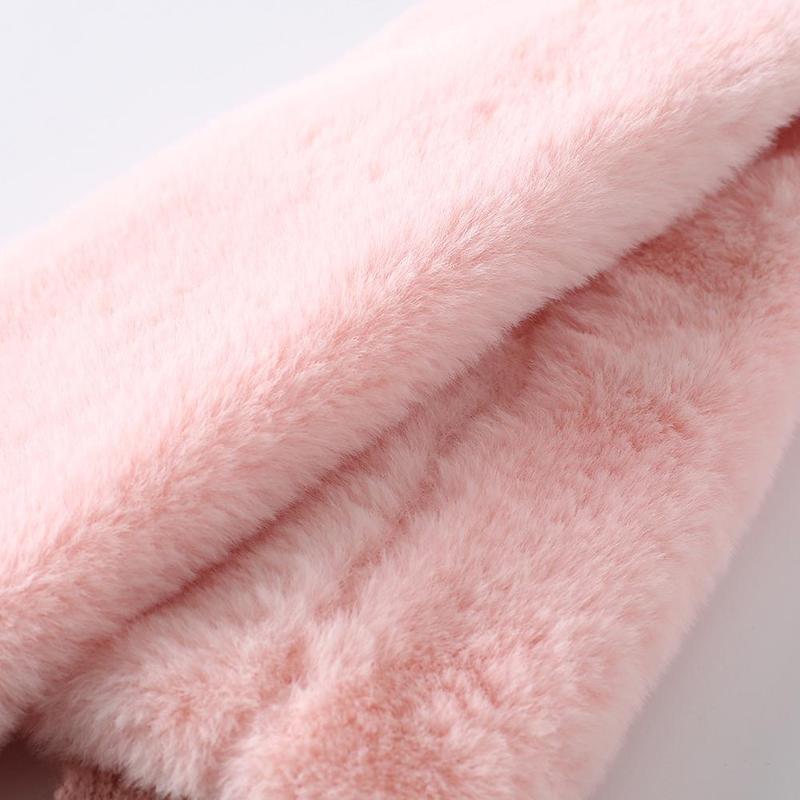 Fake Rabbit Fur Collar Scarf Women Keep Warm Thickening Fur Sjaal ...