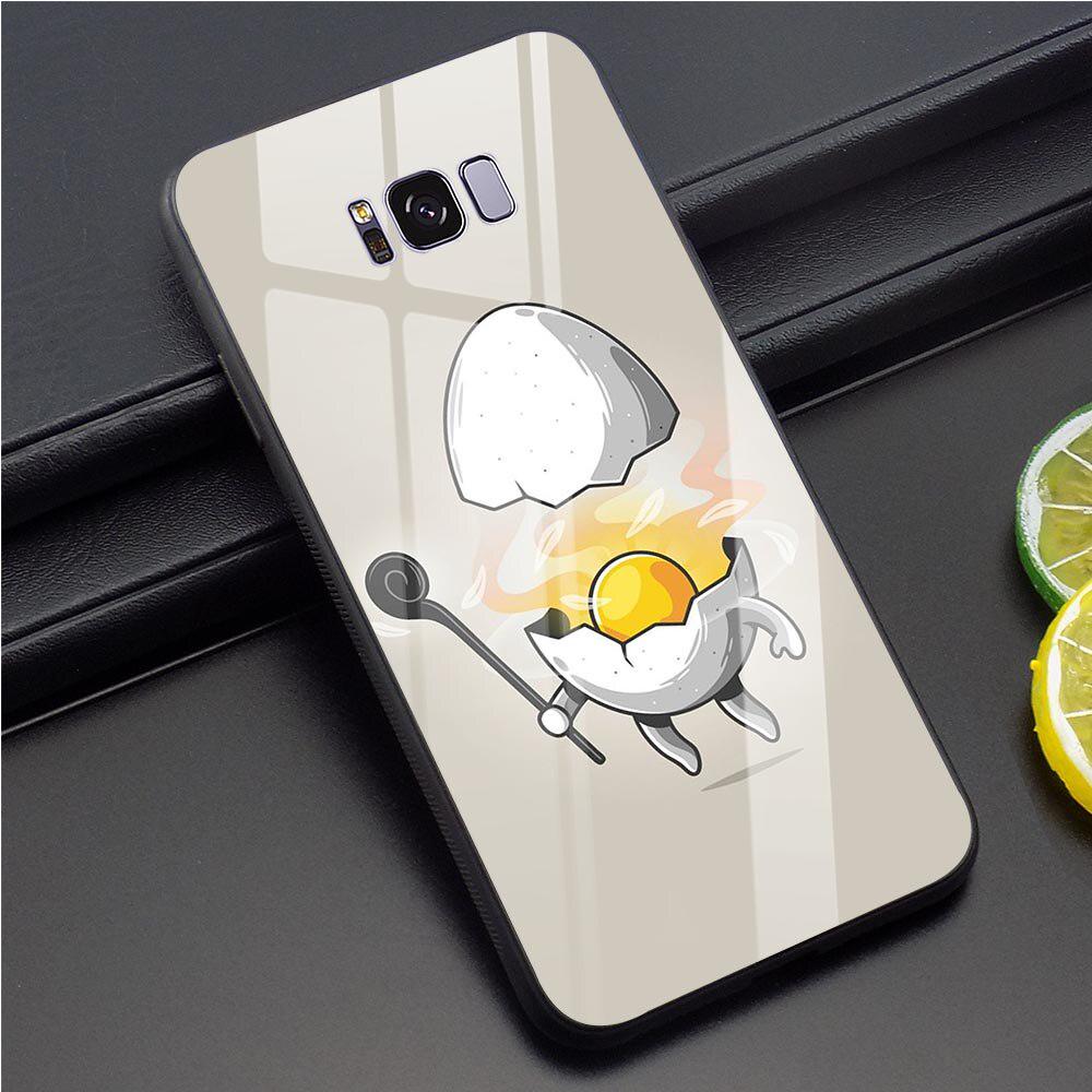 Buy Cartoon Egg Funny Phone Case For Samsung Galaxy S9 9 10 S8 S9 A30 ...