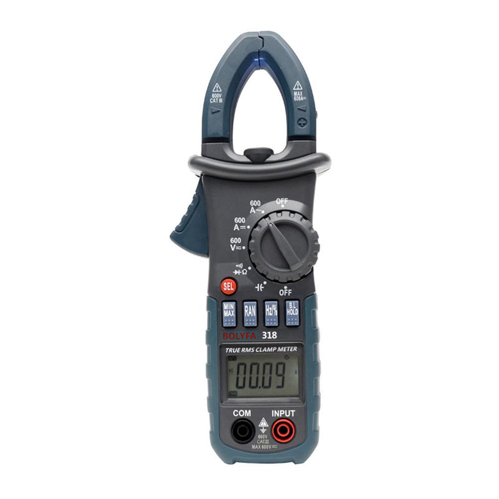 Buy BOLYFA BF318 Multimeter Digital Clamp Meter AC/DC Current Voltage ...