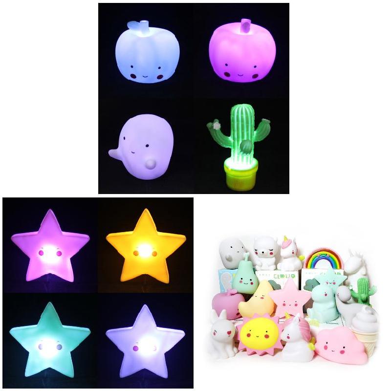 Decor Kids Cute LED Light Baby Bedroom Night Lovely Lamps For Animals ...