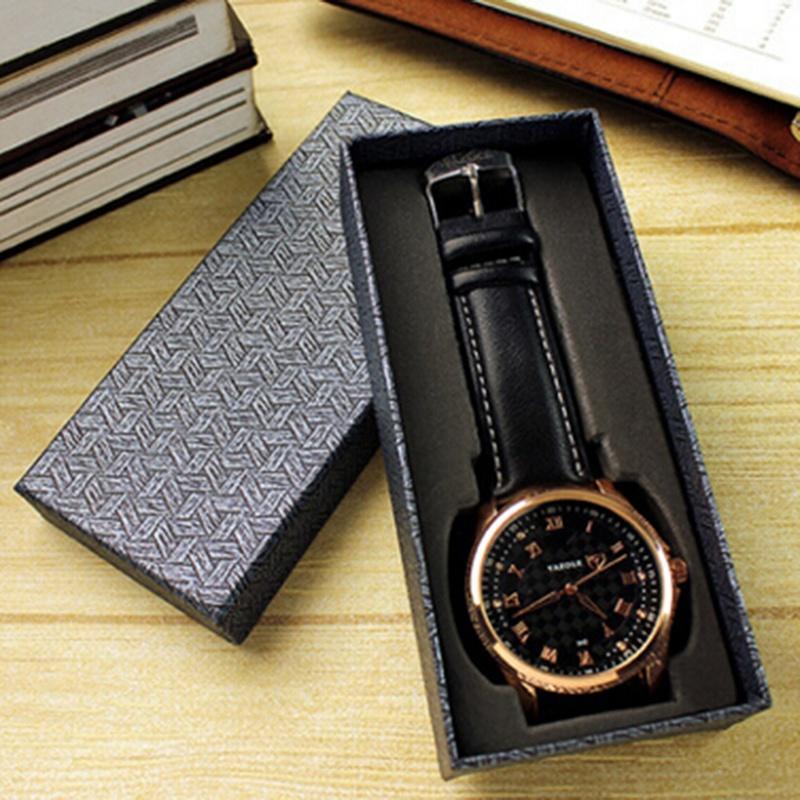 Buy Long Type Modern Design Watch Box Elegant Wrist Watch Present Gift ...