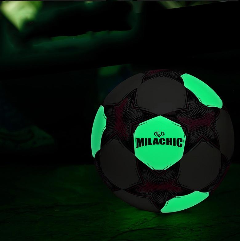 No. 5 No. 4 Reflective Fluorescent Reflective Cool Luminous Football ...
