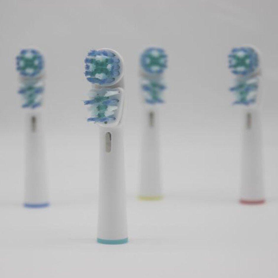 Buy Neutral Double Head Electric Toothbrush Head Replaceable Brush Head ...