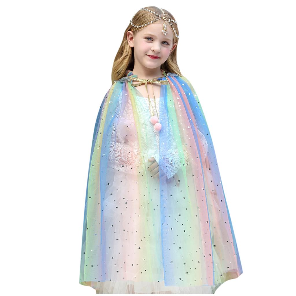 Cheap Toddler Infant Baby Girl Bling Tulle Cape Costume Christmas Shawl ...
