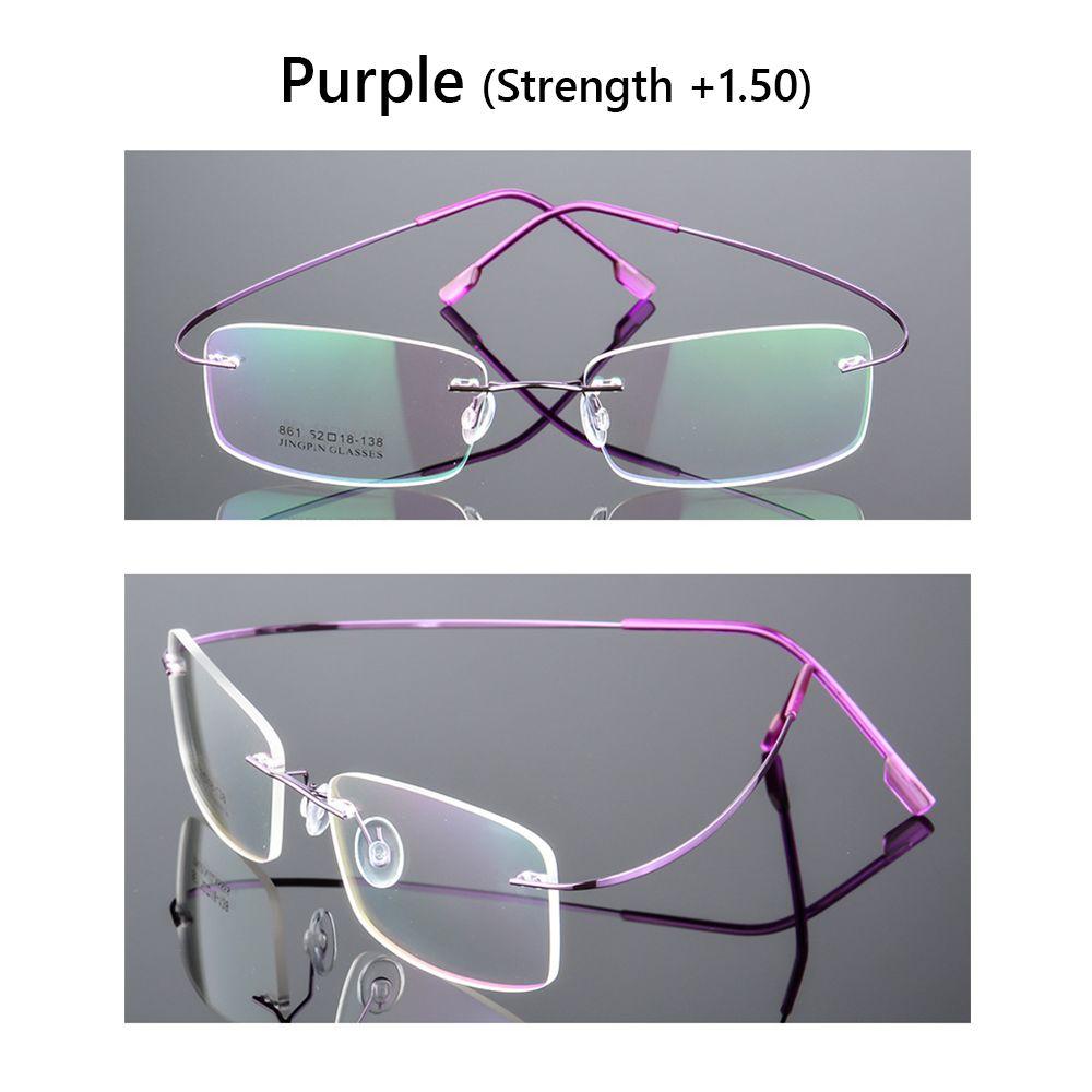 Buy Vision Care Eyewear Flexible Reading Glasses Rimless Presbyopic ...