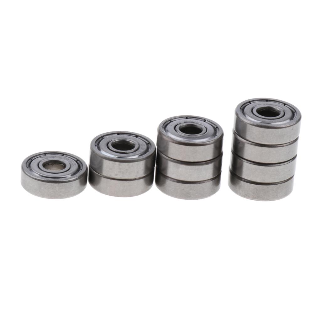 Buy Steel 625ZZ Sealed Deep Groove Radial Ball Bearings 10 Pieces at ...