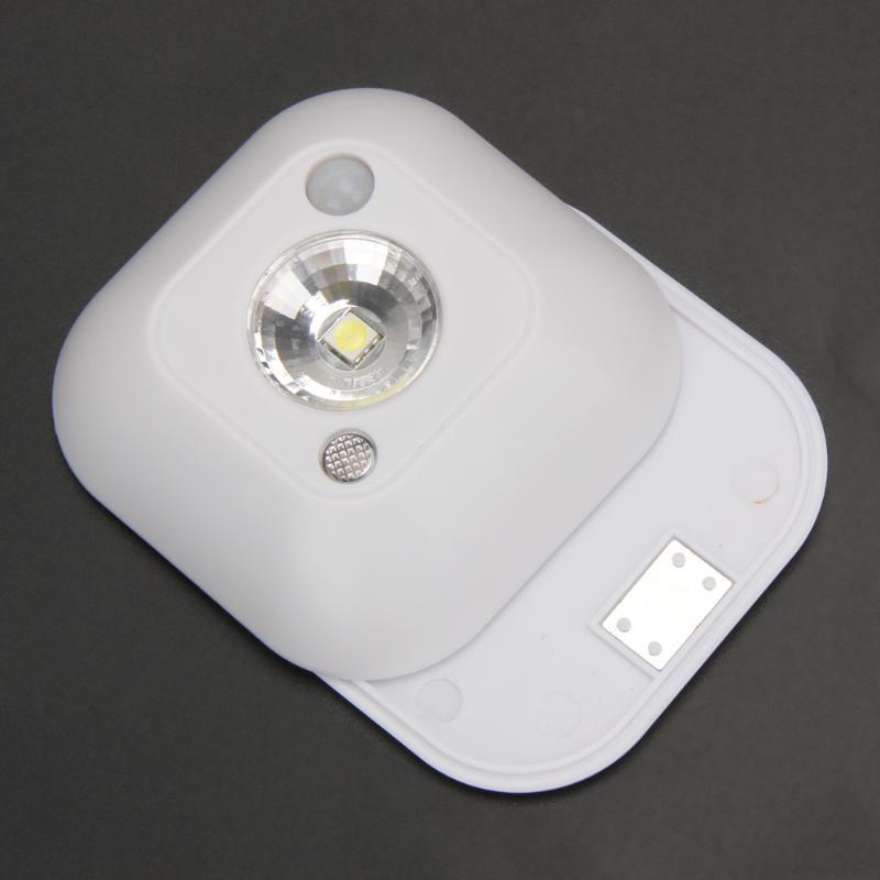 1Pc LED Battery Powered Night Light Motion Activated Sensor Lights Mini ...