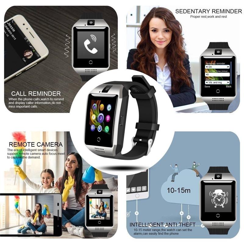 Sports Fashion New Q18 Smart Watch Support SIM Card and TF Card with ...