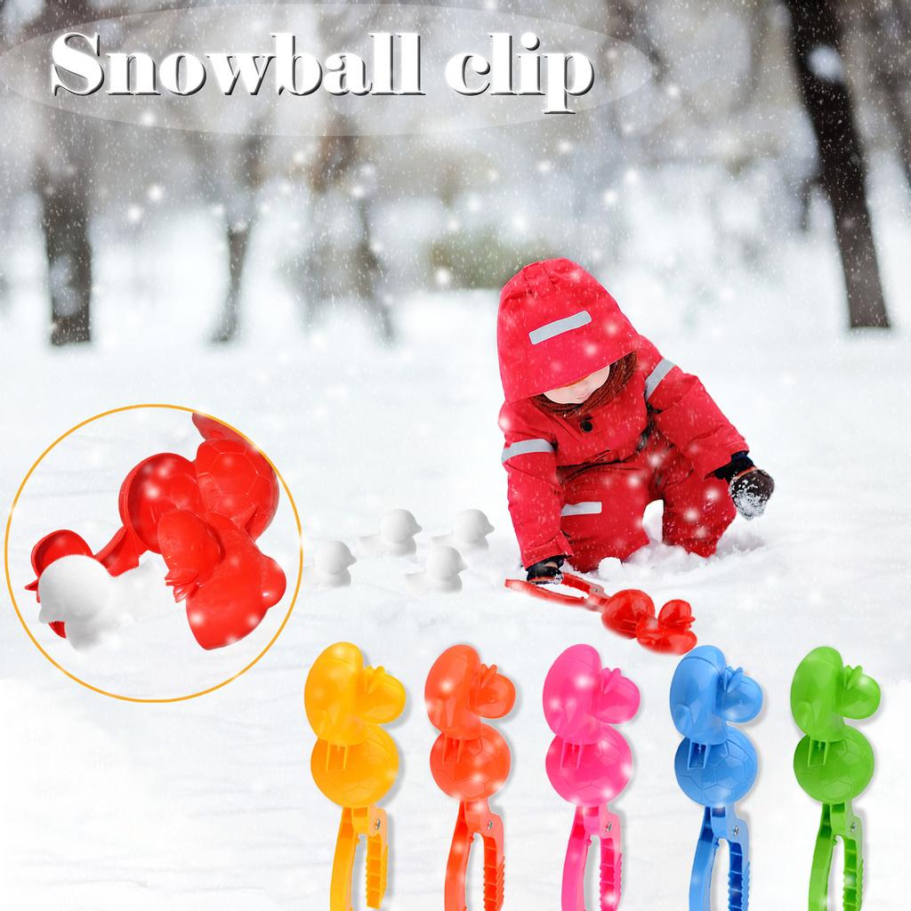 Buy Kids Snowball Maker Snow Ball Mold Clip Tool Toy for Winter Outdoor ...