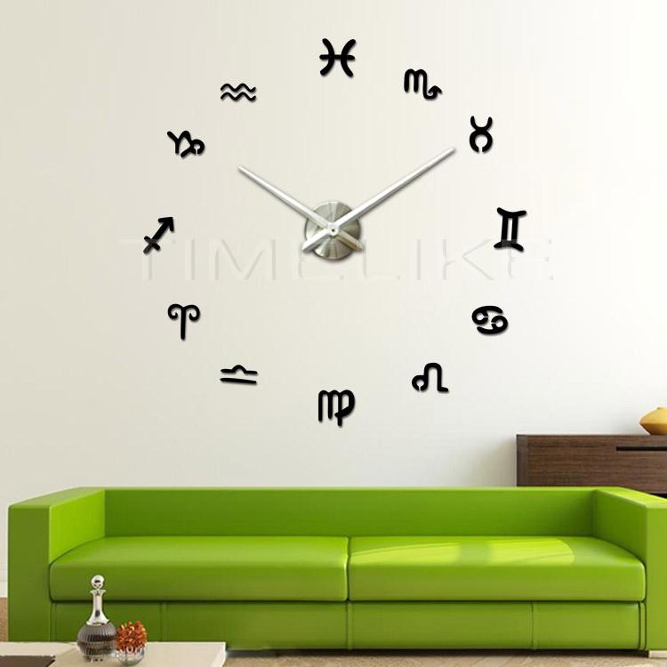 Buy DIY Large Design Home Decorative Digital 3d Wall Clocks Large ...