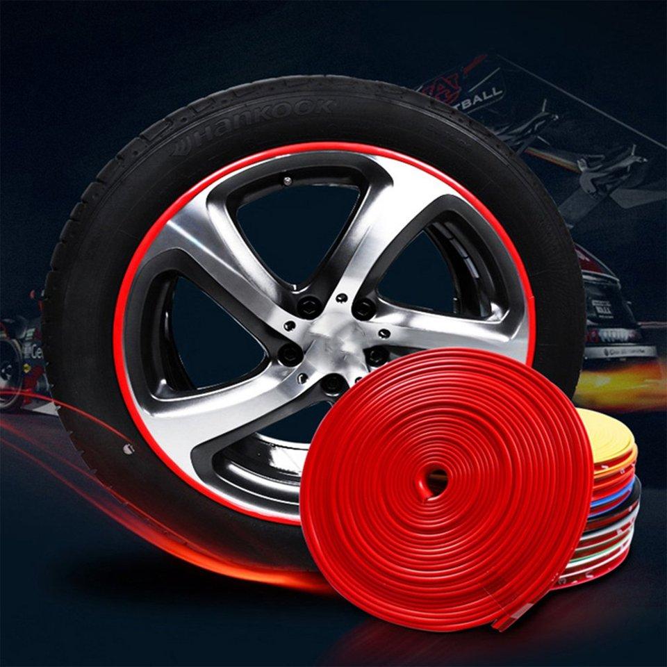 Buy 8m Wheel Decoration Belt Tire Protection Anti-collision Ring Rim ...