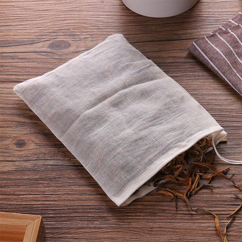PSW Cotton Bag Soup Filter Coffee Filter Cheese Cloth Muslin Pouch Food ...
