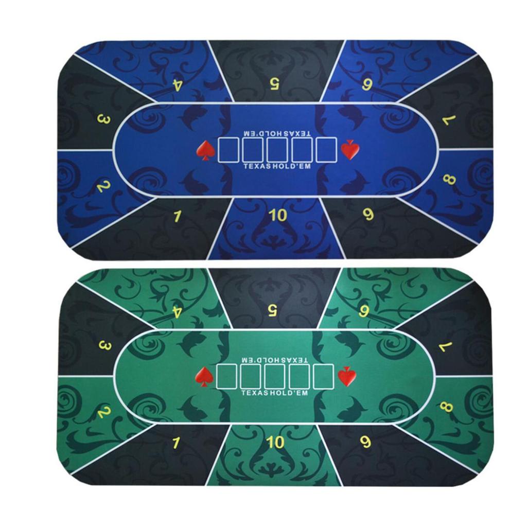 Portable Poker Table Mat Texas Hold em with Carry Tube uygun fiyatlı ...