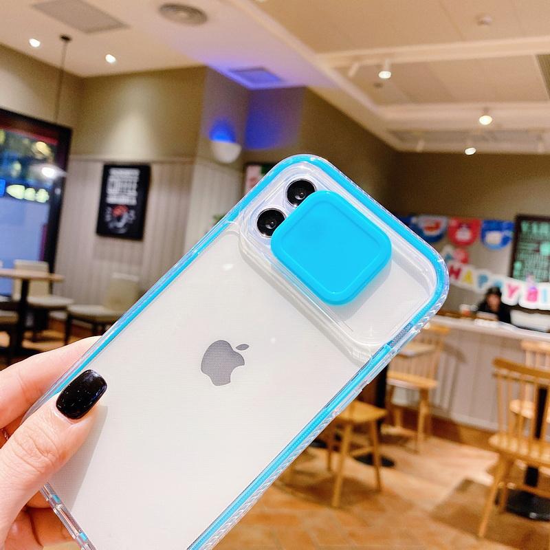 Buy Slide Camera Protection Phone Case For iphone 11 12 13 Pro XS XR 7 ...