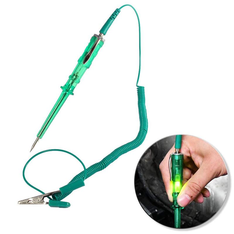 Cheap DC 6V/12V/24V Car Electrical Circuit Tester with Coil Cable Clip ...