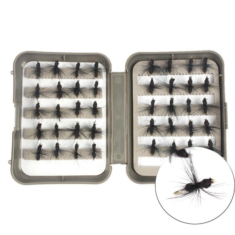 40Pcs Boxed Colorful Bionic Fly Fishing Hook Bionic Lure-buy at a low ...