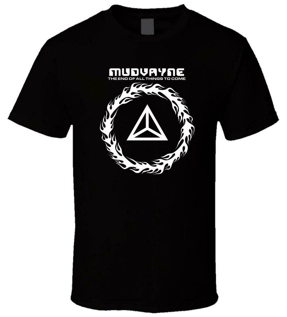 Buy Mudvayne T Shirt Usa Size Men T Shirt Summer Funny T -Shirts White ...