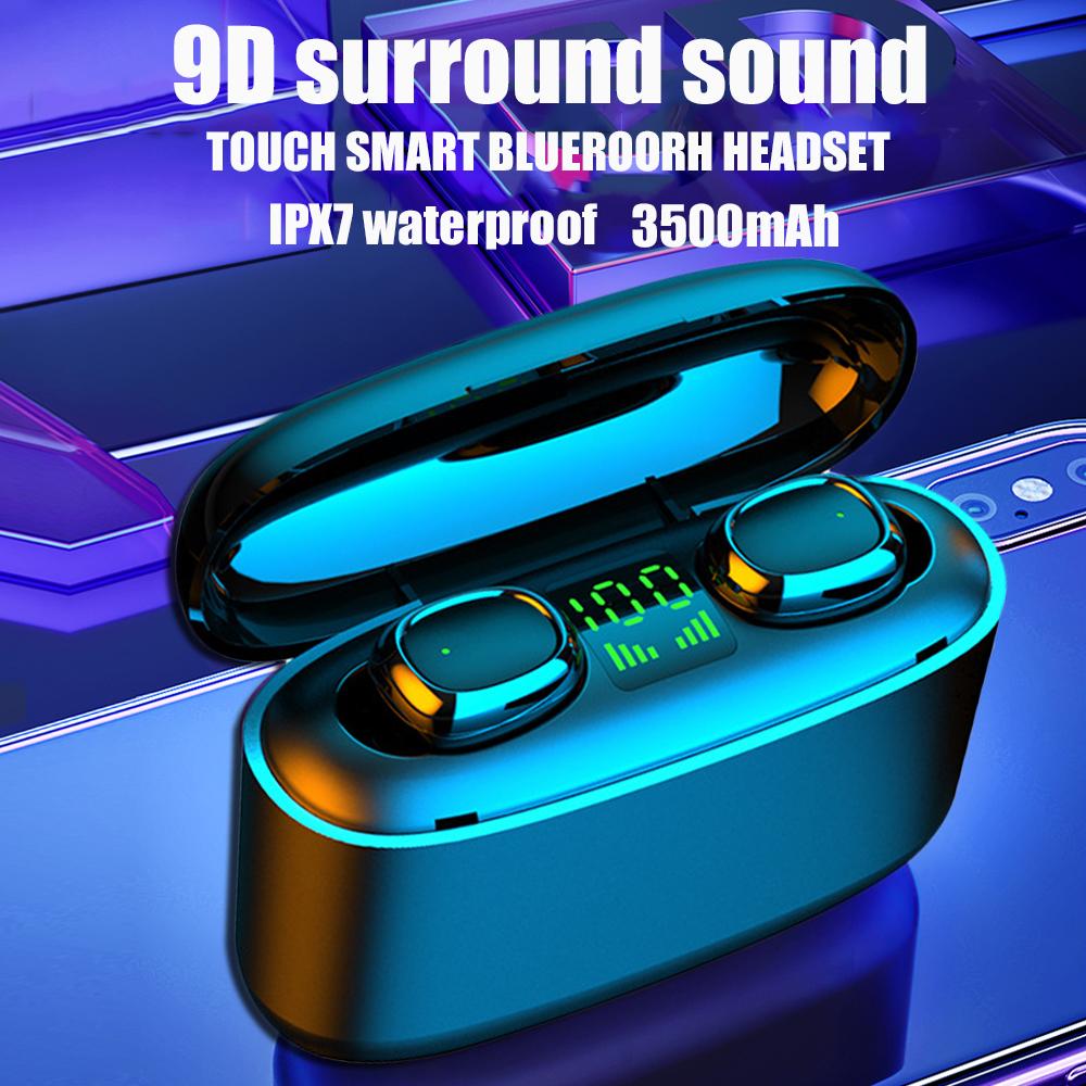 Buy Wireless TWS Mini Bluetooth Earphones Business Earpieces Waterproof ...