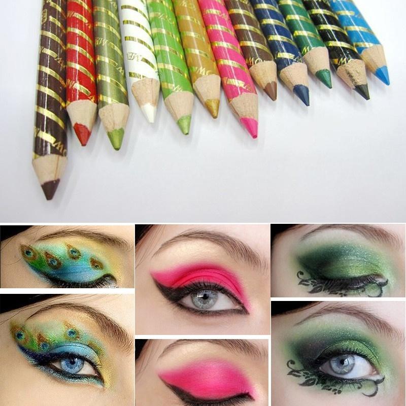 Cheap 12 Colors Eyeliner Pencil Eye Shadow Pen Cosmetic Makeup Set ...