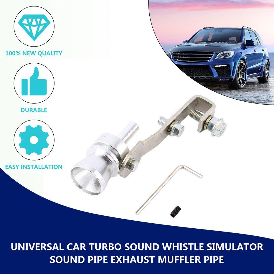 Buy Universal Aluminum Cars Auto BOV Turbo Sound Whistle Tube Sound ...