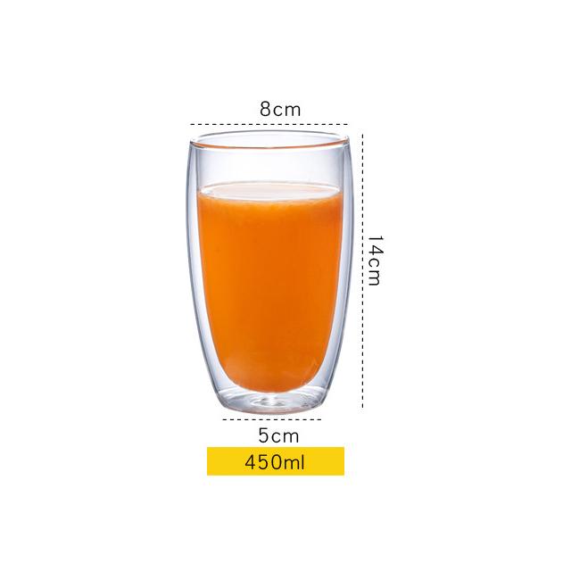 Cheap Double Wall High Borosilicate Glass Mug Whiskey Martini Glass Heat Resistant Tea Milk ...