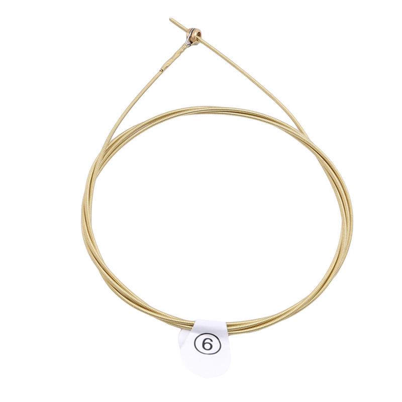 Buy Acoustic Guitar Strings Hexagon Carbon Steel Core Silver Plating ...