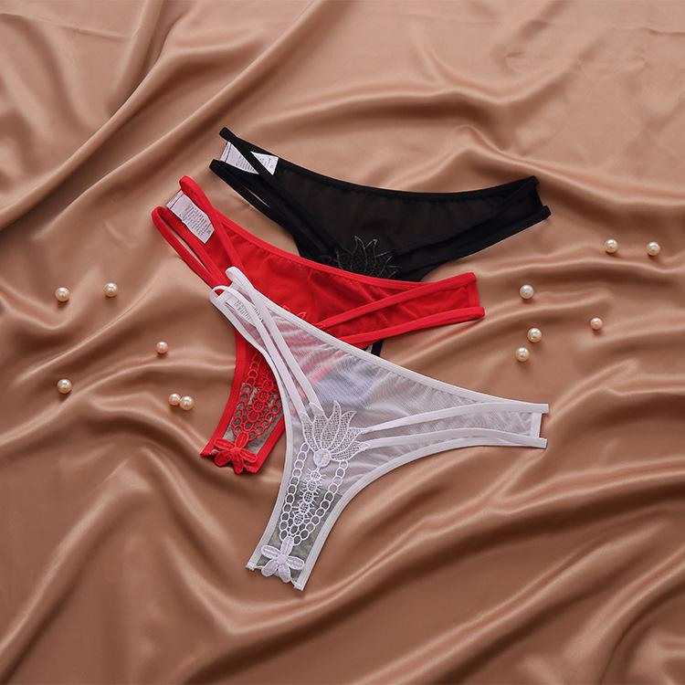 Cheap Sexy underwear, triangle pants, thong pants, lace, low waist ...