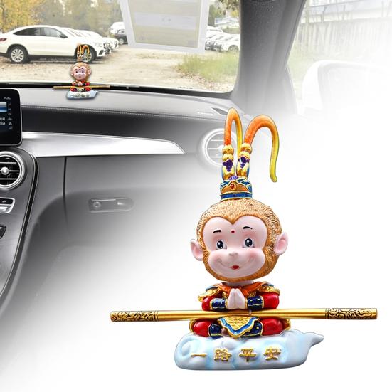 Car Decorative Trinket Monkey King Shape High Imitation Resin uygun ...