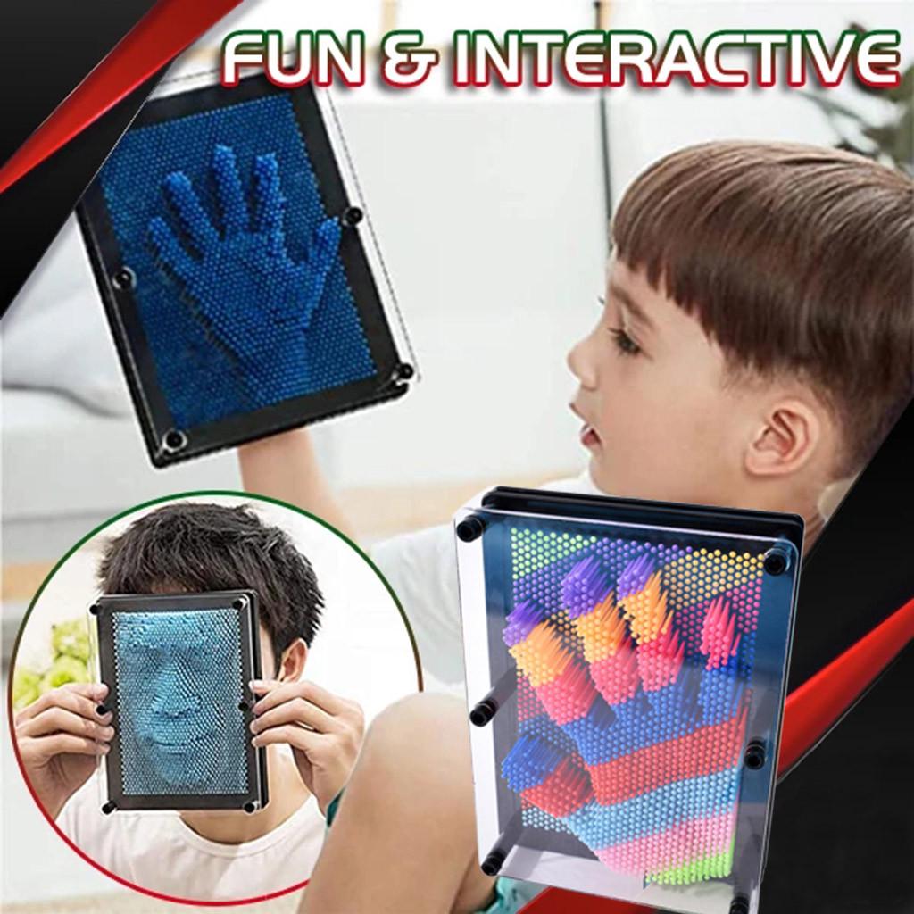 Buy 3D Sculpture Pin Shape Cloner Antistress Clone Fingerprint Needle ...