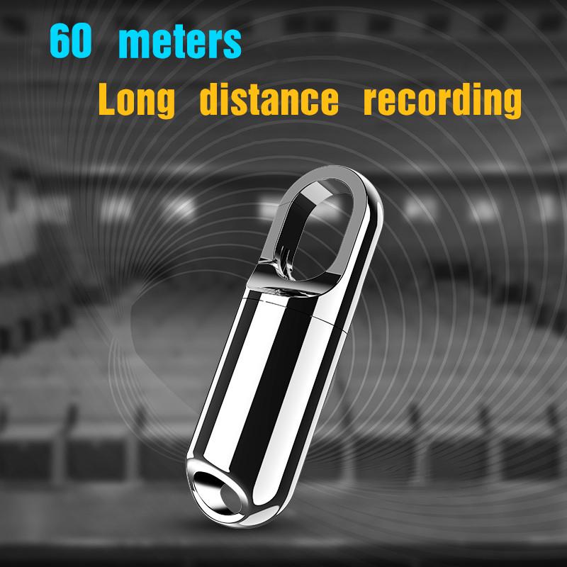 Mini 32/16/8GB Voice Activated Clip On Magnetic USB Digital Spy Voice ...