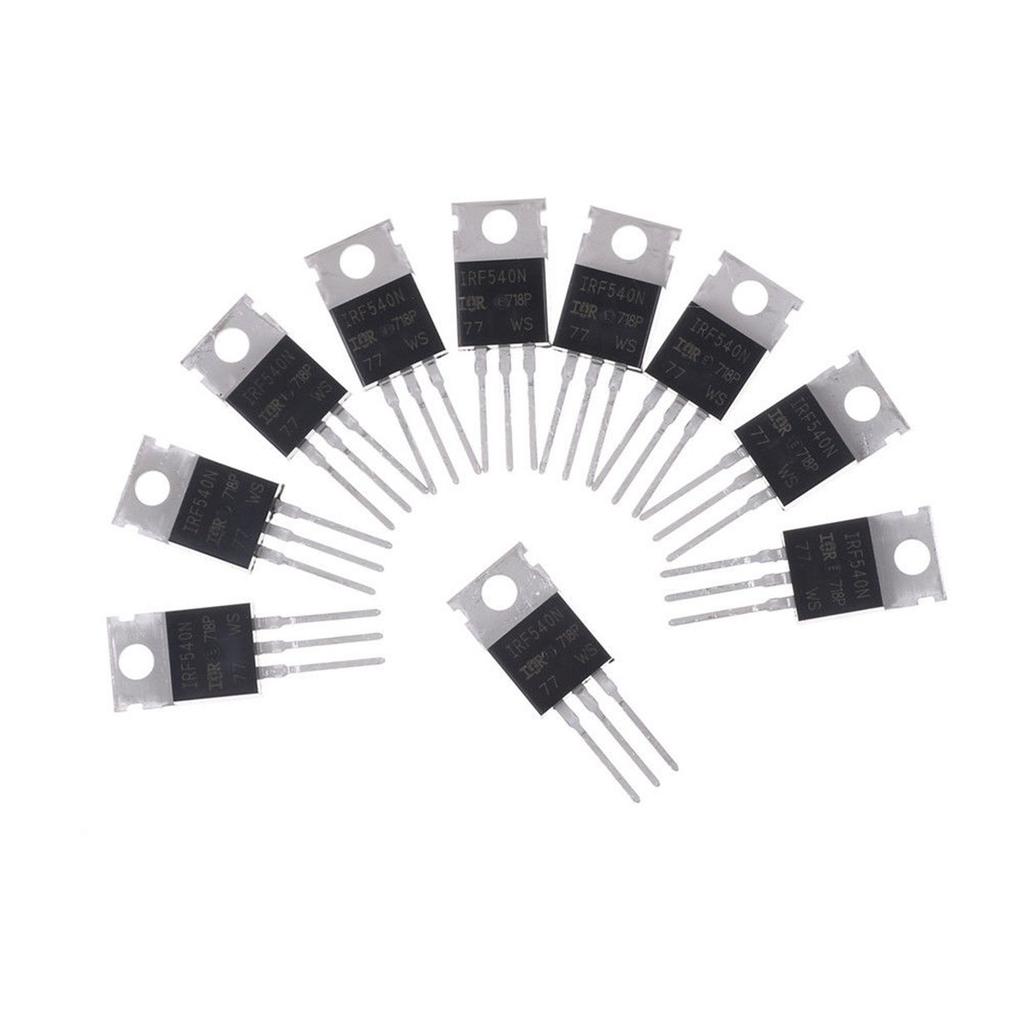 Buy 10PCS IRF540N IRF540 TO-220 N-Channel 33A 100V Power MOSFET High ...