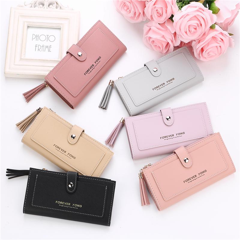 Buy Women Fashion Wallet Small Coin Zipper Wallet Card Package Wallet ...